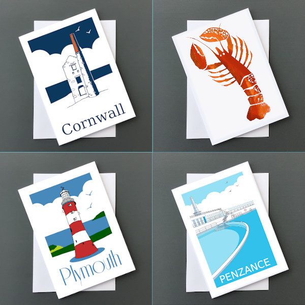 Cornwall Mackerel [Corn01] : windsweptgirlie designs, Made in Cornwall